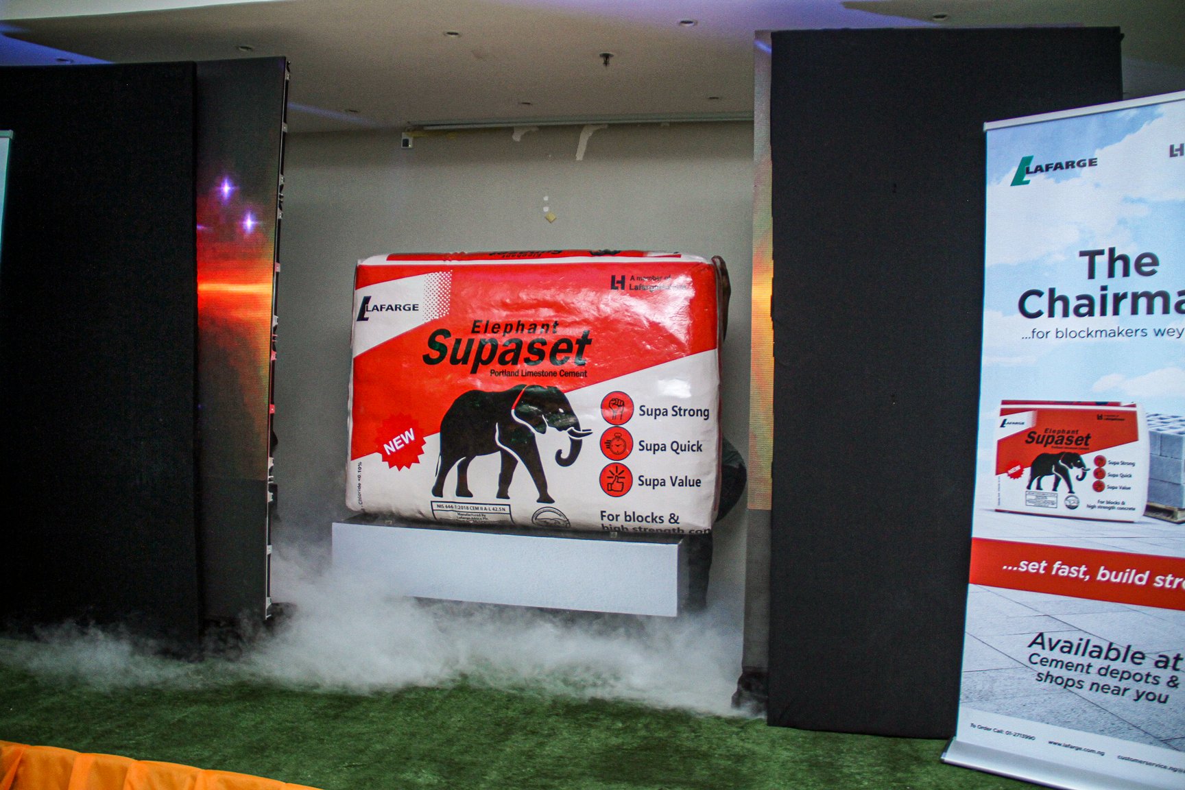 Lafarge Africa Re-launches its improved Cement product, SUPASET (Photos)