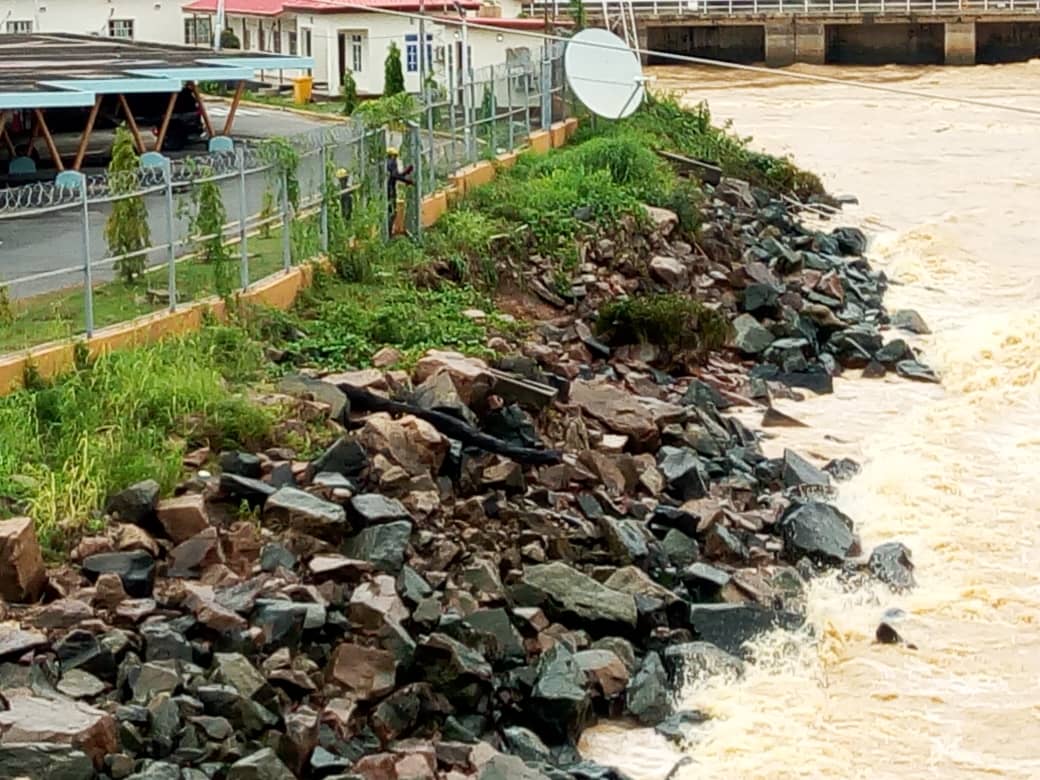 Kainji Dam and the Hydro Power Plant is intact and in full operations ...