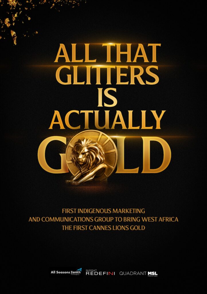 Cannes Lions Gold Win Reinforces Insight Redefini's Vision For